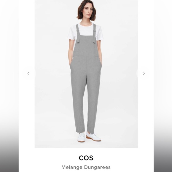 COS | Pants & Jumpsuits | Cos Melange Dungarees | Poshmark
